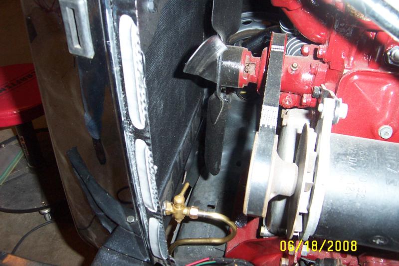 Bill Carrow's MG TD/Radiator drain tap pipe