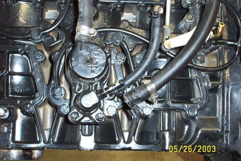 Mirage Jet Boat/Engine Rebuild/MJBE fuel recirc Lines 3