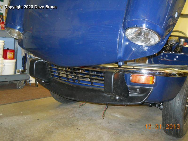 Spitfire1974/Restoration/Body/Bumpers/Installation of Euro style ...