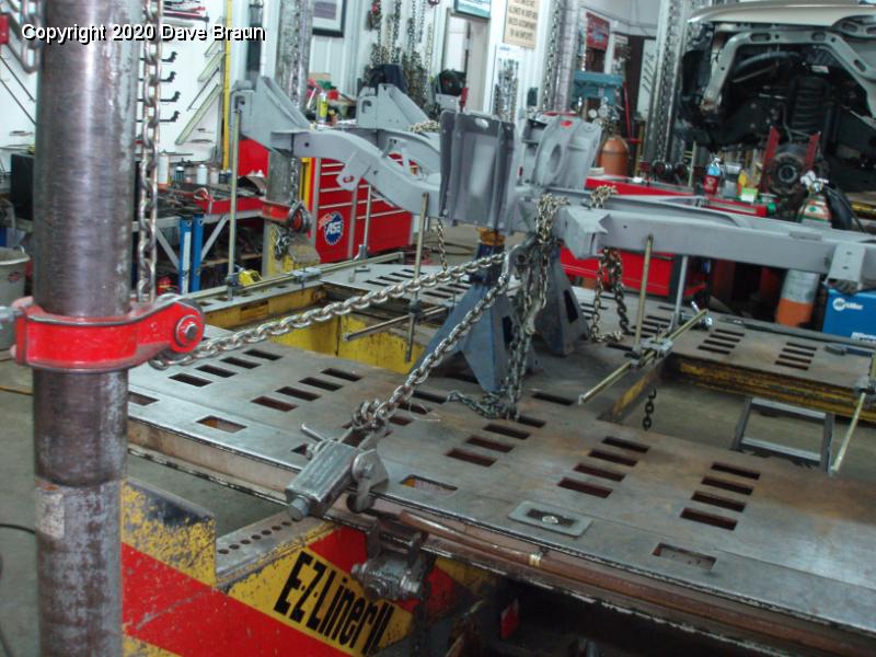 Spitfire1974/Restoration/Chassis/Straighten Chassis at Centerline Truck ...